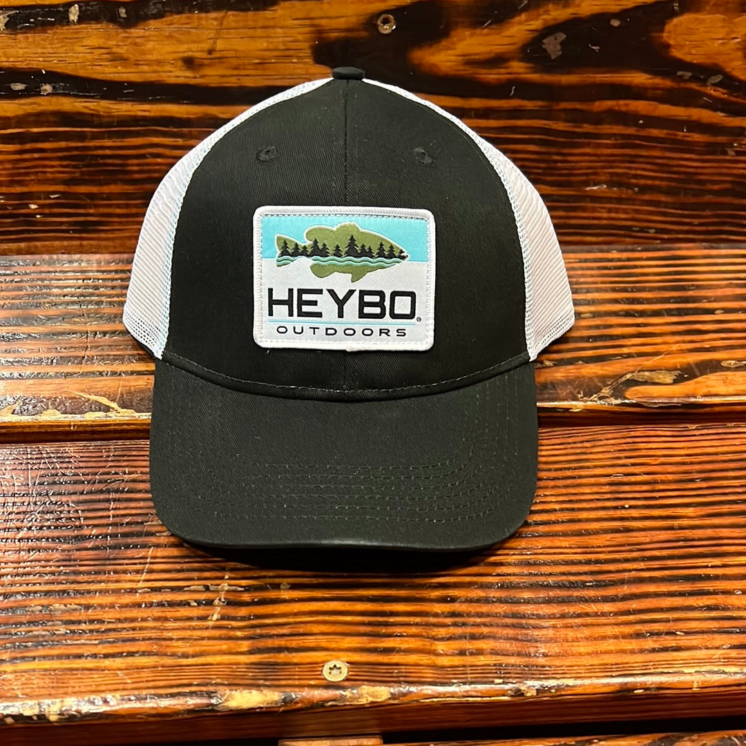 HeyBo Waterline Bass Meshback Charcoal Hey7494